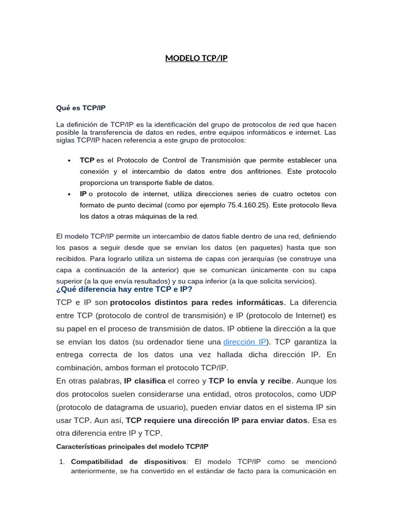 6to C Modelo TCP | PDF
