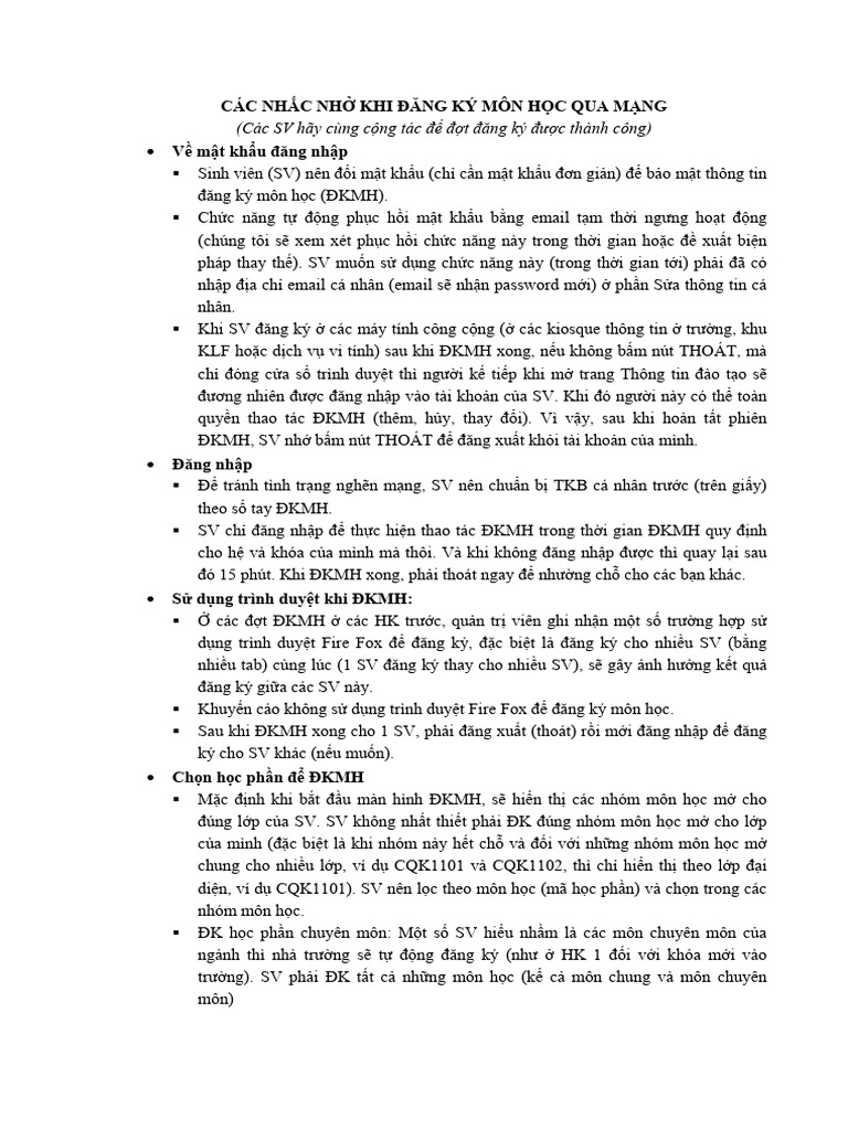 Huongdan Dkonline Bosung | PDF