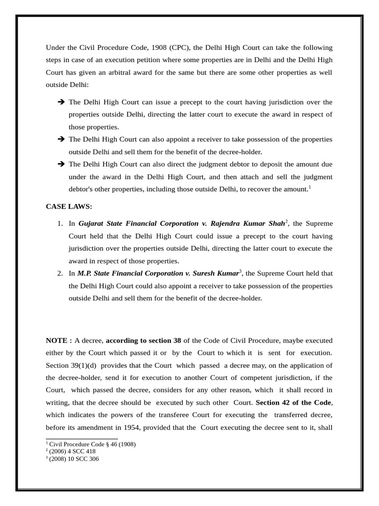 EXECUTION DEED | PDF