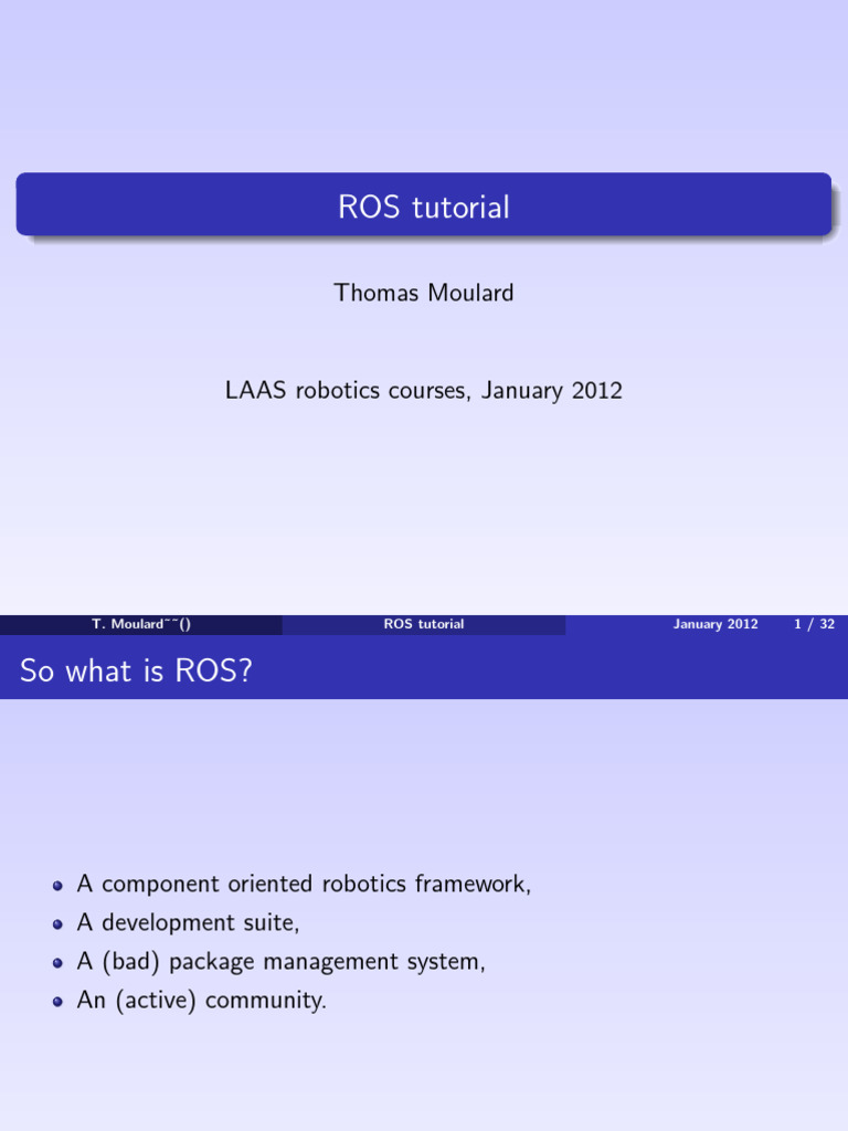 ros-tutorial | PDF