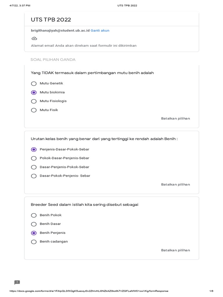 UTS TPB 2022 1 - Merged | PDF