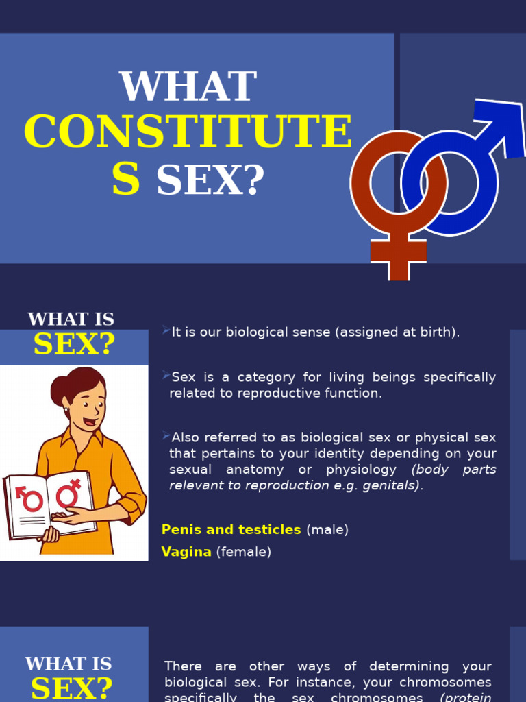 Lesson 2. WHAT CONSTITUTES SEX | PDF