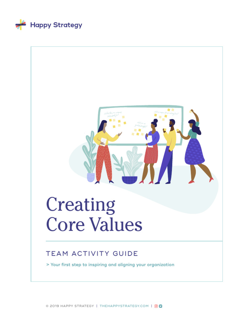 HappyStrategy Creating Core Values | PDF