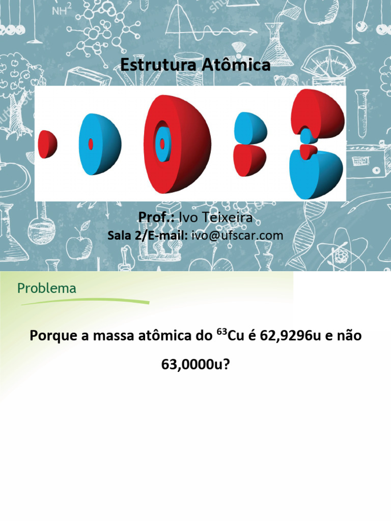 Aula 2-Estrutura atômica | PDF