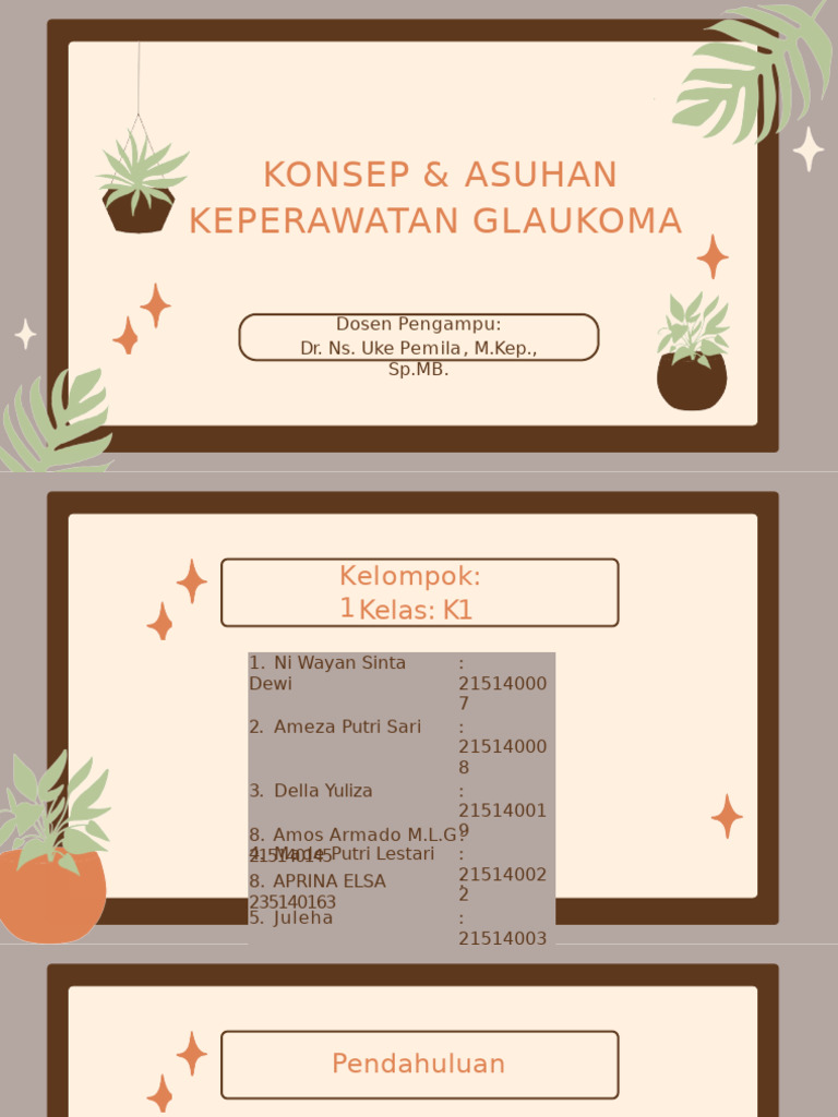 (k1) Kel.1 Glaukoma PPT - Compressed | PDF