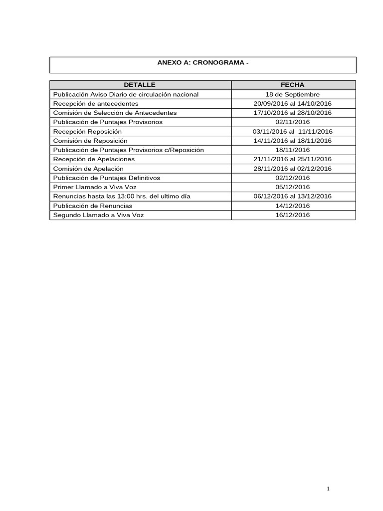 Formularios Word Concurso CONE APS 2017 | PDF