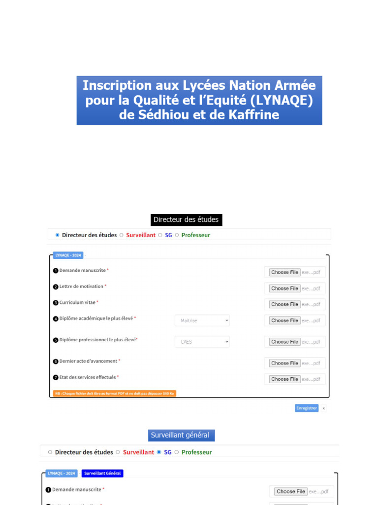 LYNAQE - Procédure Candidature | PDF