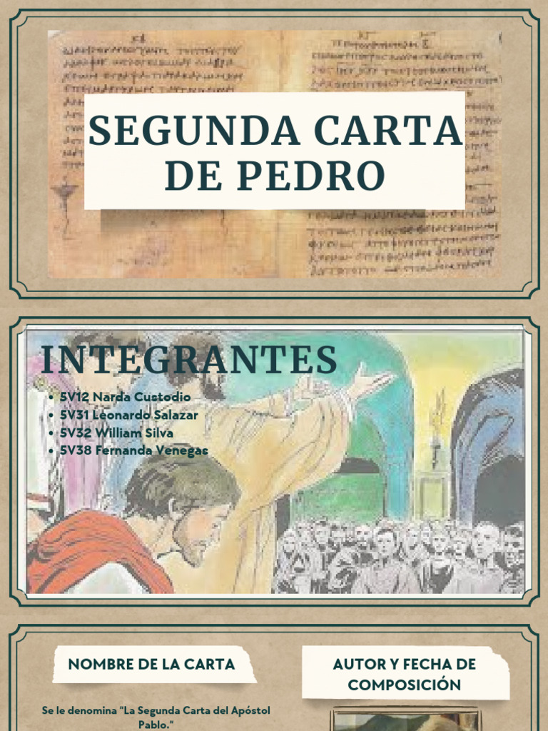 segunda carta de Pedro | PDF