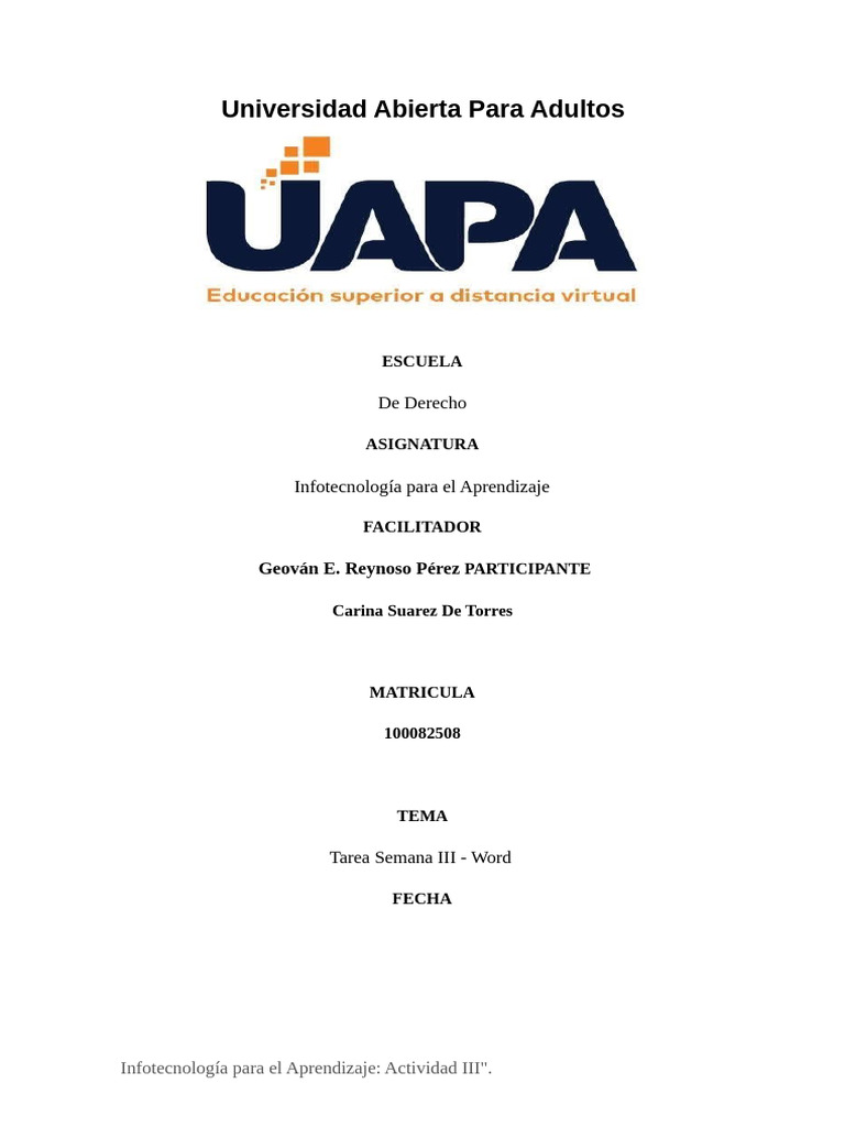 Tarea Word Unidad 3 | PDF | Microsoft PowerPoint | Tecnología