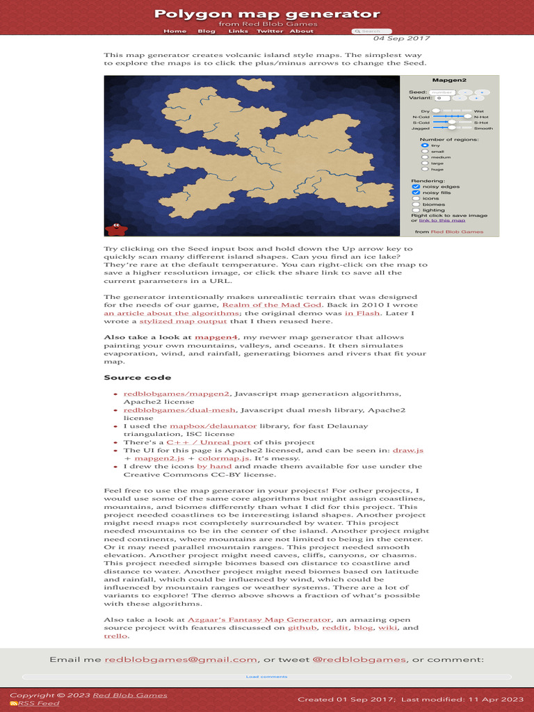 Polygon Map Generator | PDF
