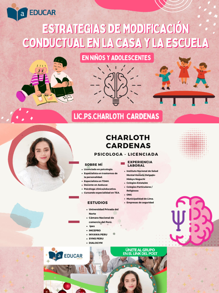 Ppts Estrategias de Modificacion Conductual en La Casa y La Escuela | PDF