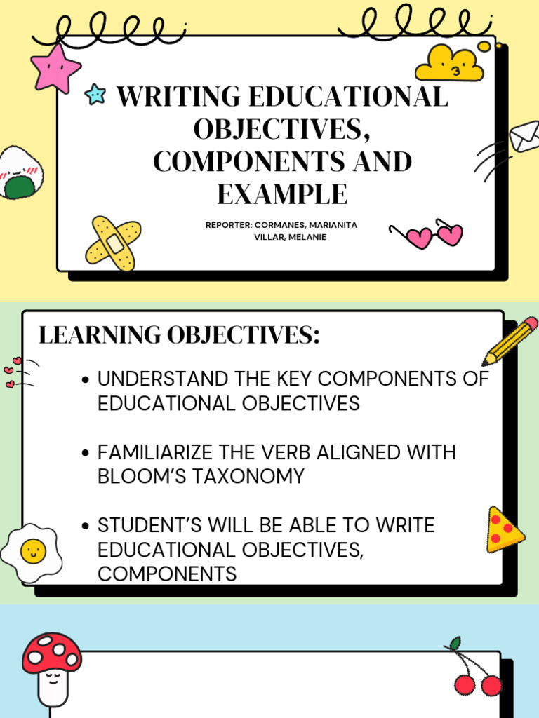 Writing Educational Objectives | PDF | Cognitive Psychology | Behavior ...