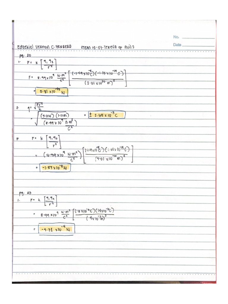 Physics2 Assignment | PDF