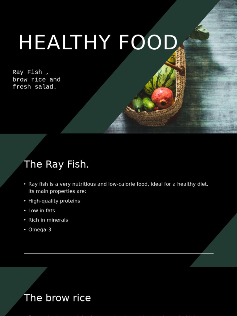 Healthy Food | PDF