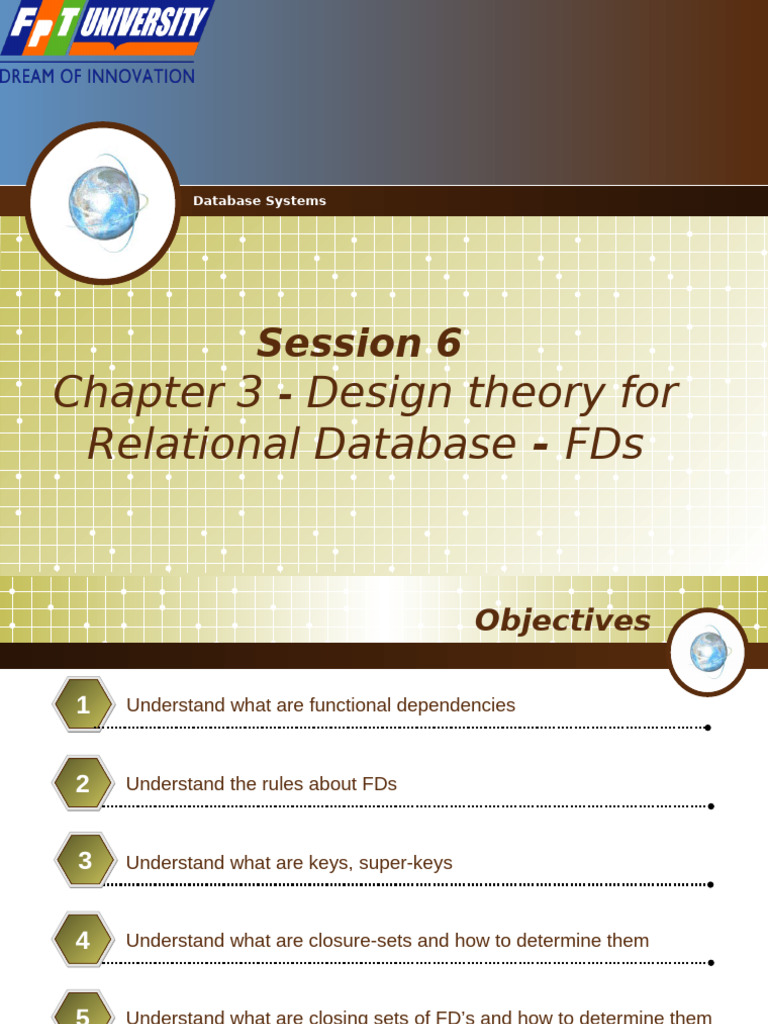 6 - Chapter 3 - Functional Dependencies | PDF | Mathematics | Teaching Methods & Materials