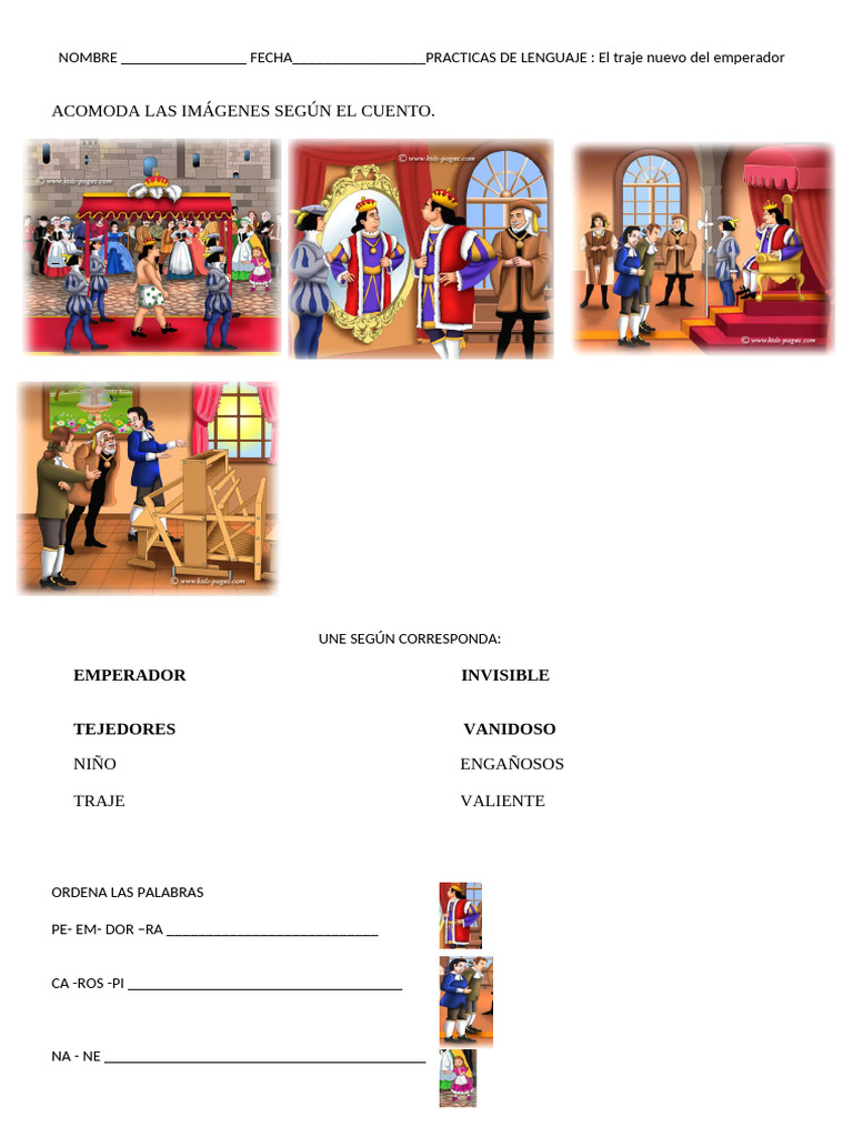 El Traje Del Emperador Adaptado | PDF