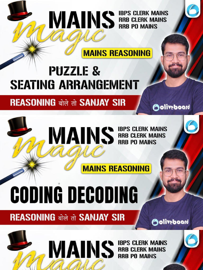 Puzzle Seating Arrangement For | PDF | Sports & Recreation | Language ...