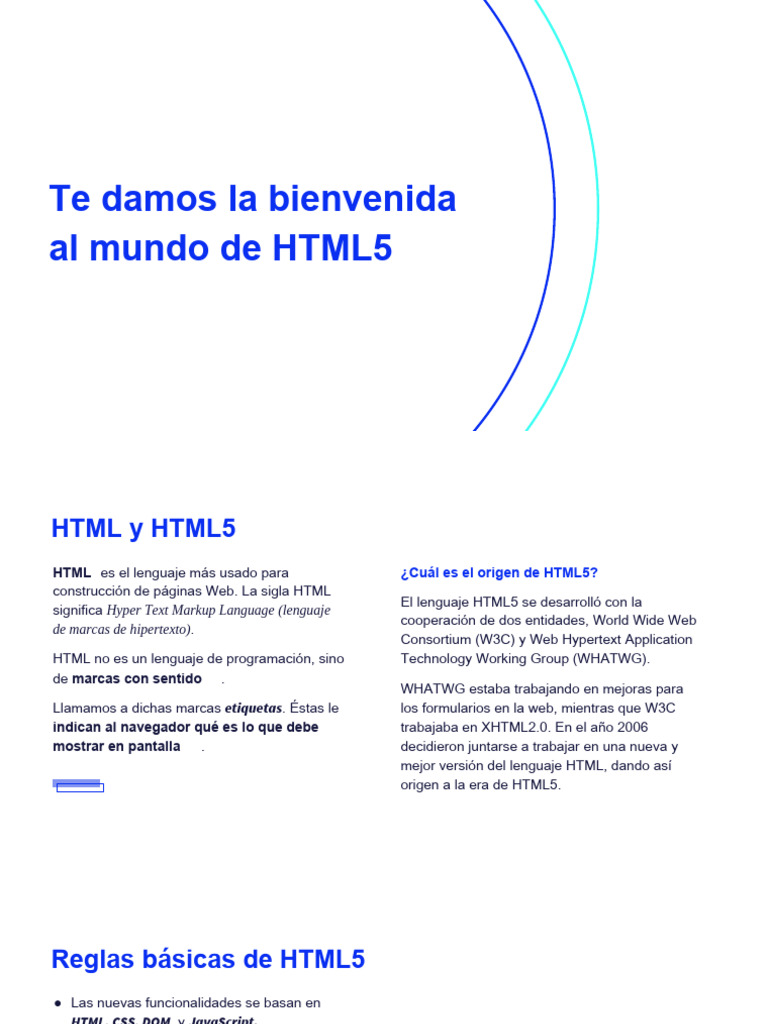 1 - 7 Introducción A HTML | PDF