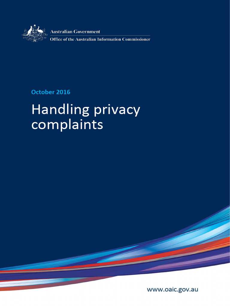 Office of The Australian Information Commissioner (OAIC) - Handling ...