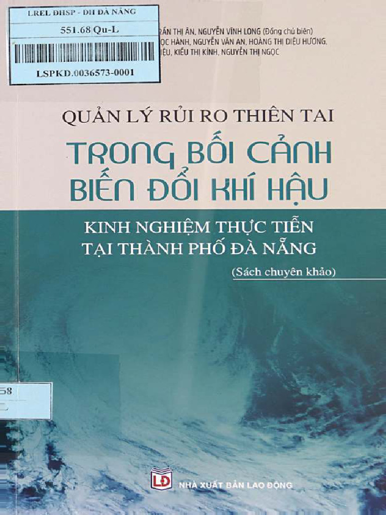 Quan Li Rui Ro Thien Tai Trong Boi Canh Bien Doi Khi Hau | PDF
