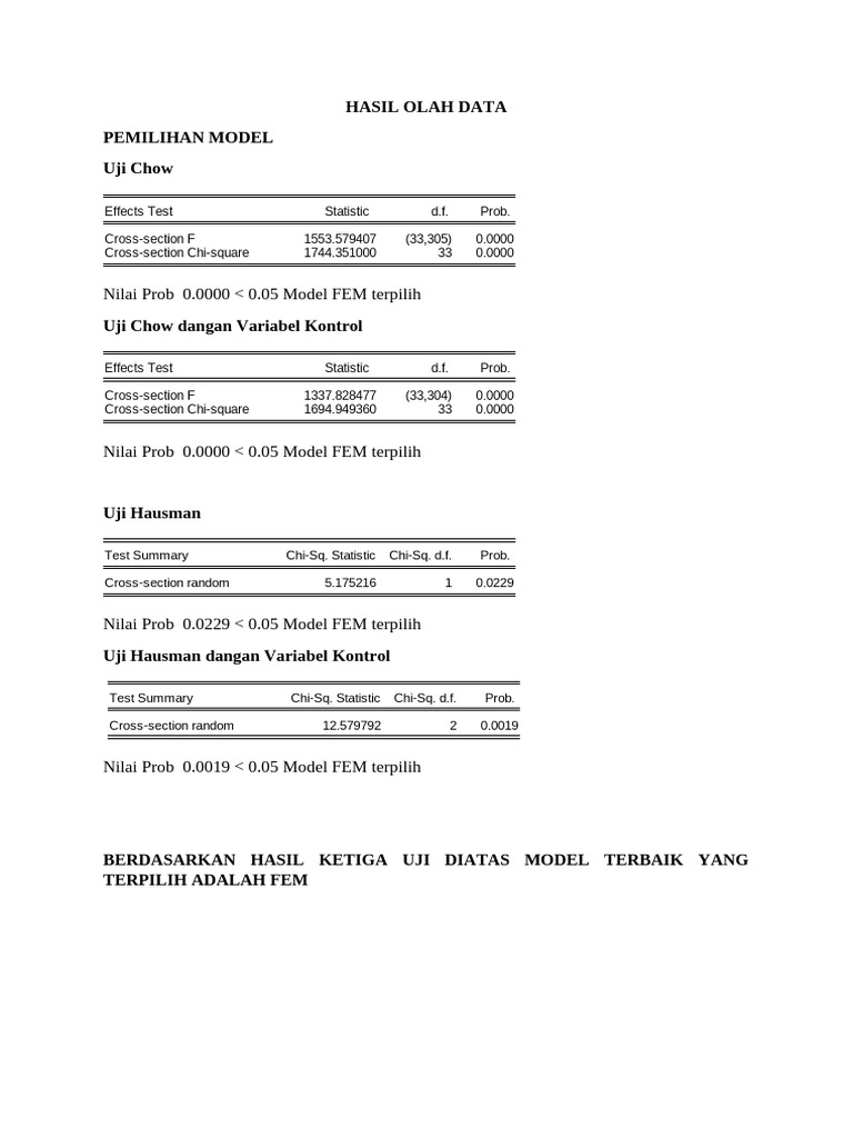 Hasil Olah Dat1 | PDF