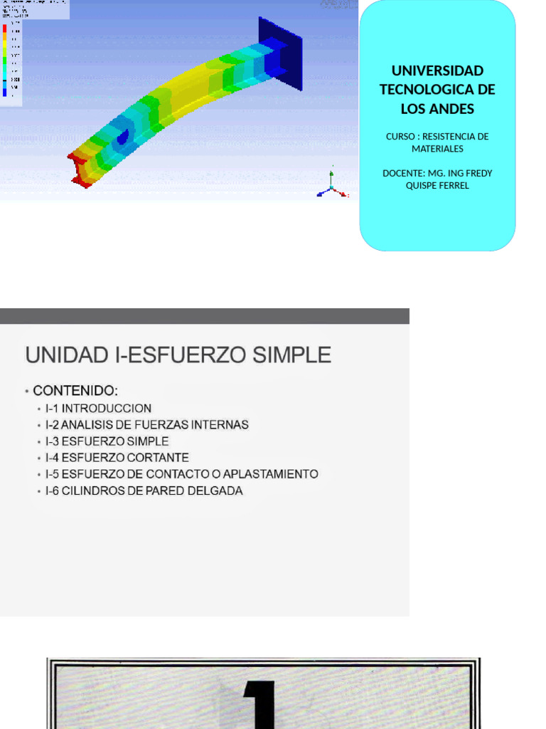 Esfuerzo Simple | PDF | Deformación (ingeniería) | Resistencia de materiales