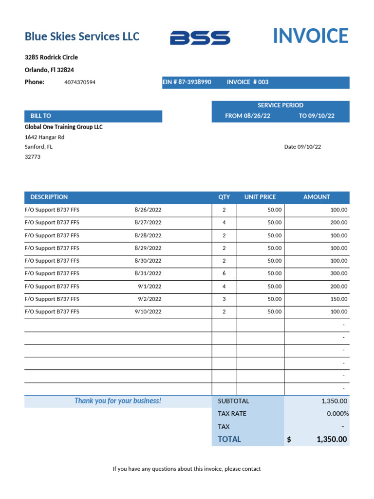 Invoice Master 003 | PDF