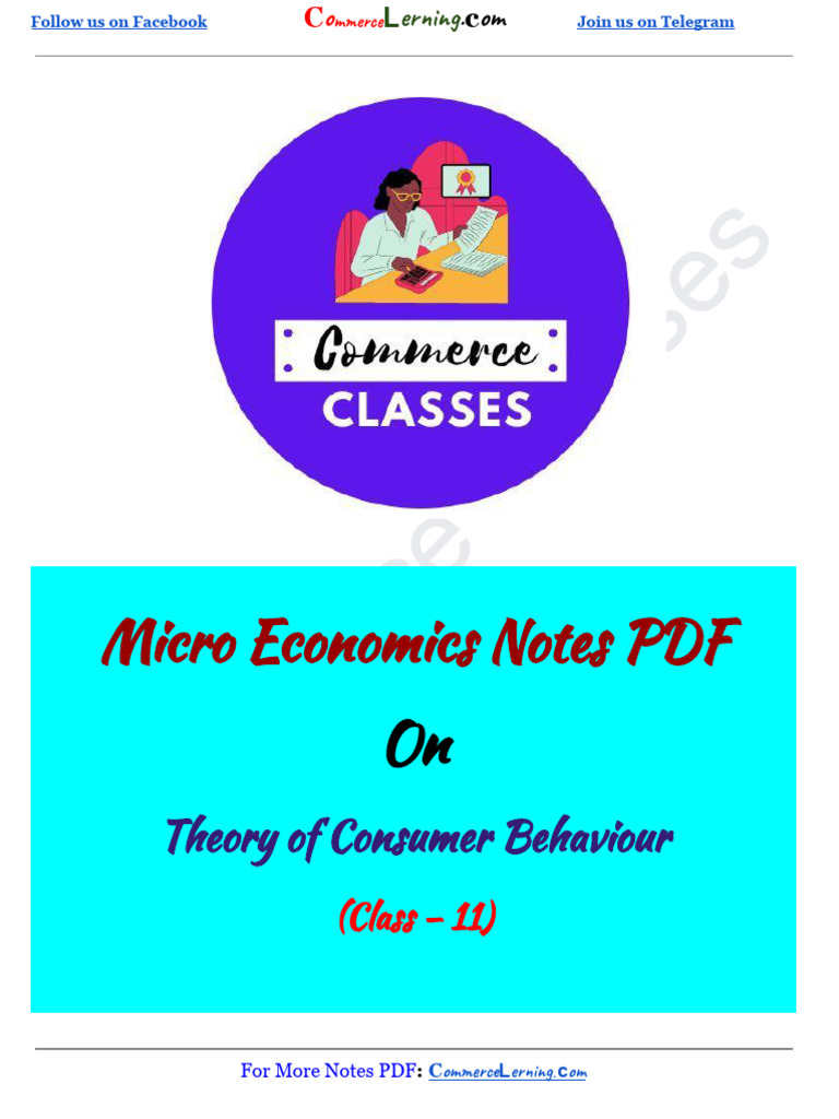 Class 11 Micro Economics Chapter 2 Notes PDF | PDF