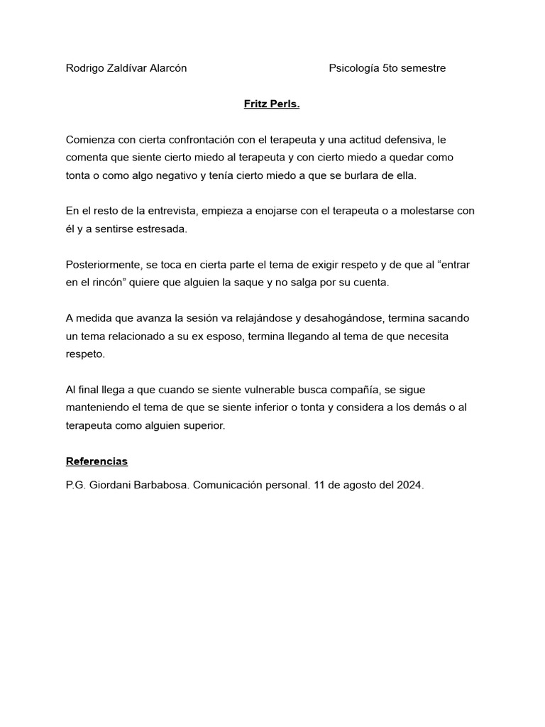 Fritz Perls | PDF