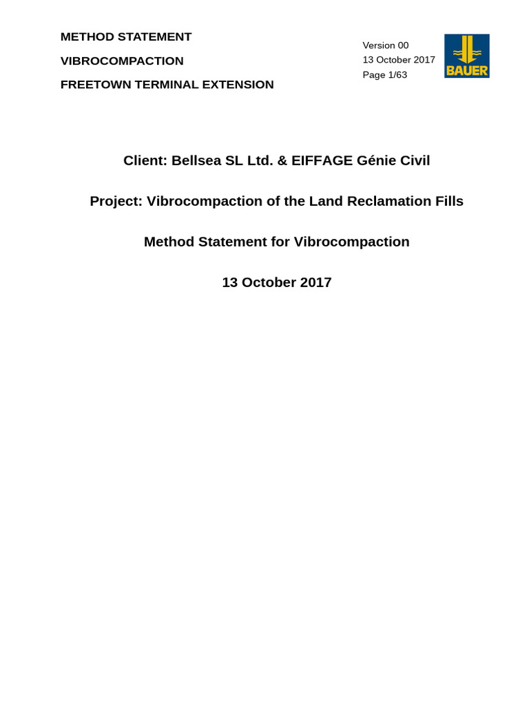 Meth STMT Vibrocompaction SBP Ose | PDF