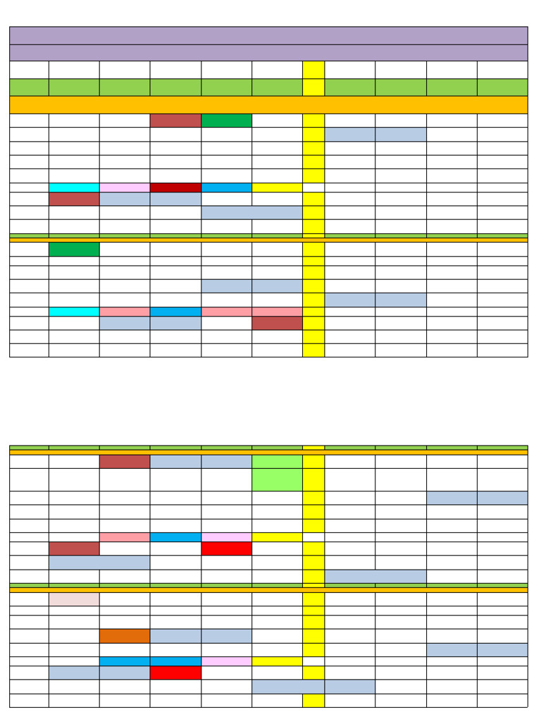 Time Table Pdf