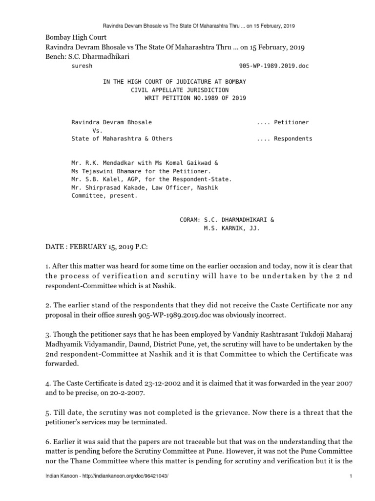 20 Years Old Validity Rule To Be Changed | PDF