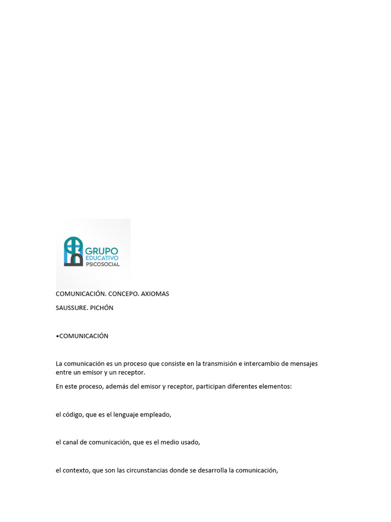 3 Comunicacion I Y Ii Pdf
