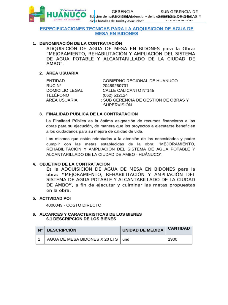 Ee - TT Bidones de Agua | PDF