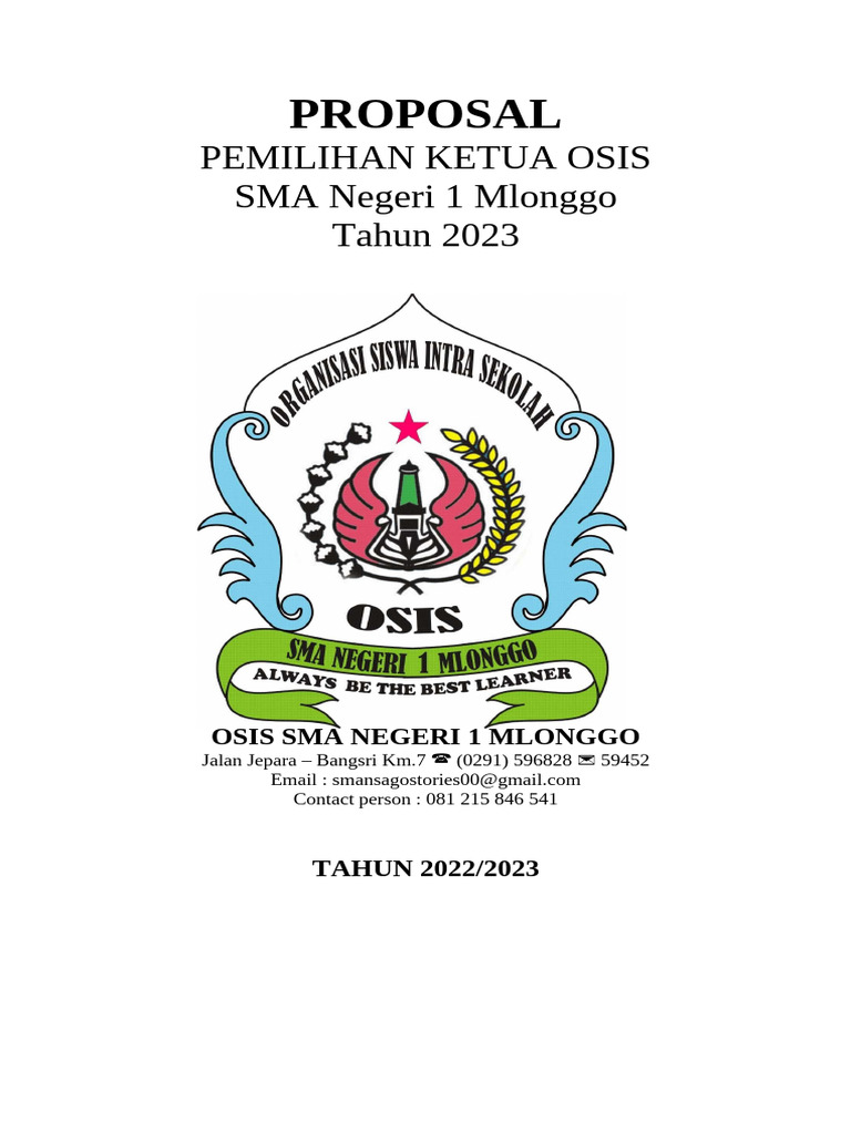 Proposal Pilketos | PDF