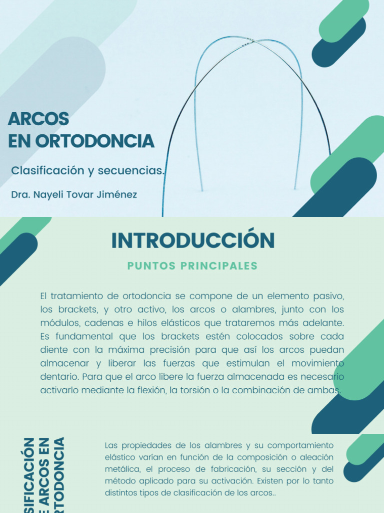 Arcos en Ortodoncia | PDF