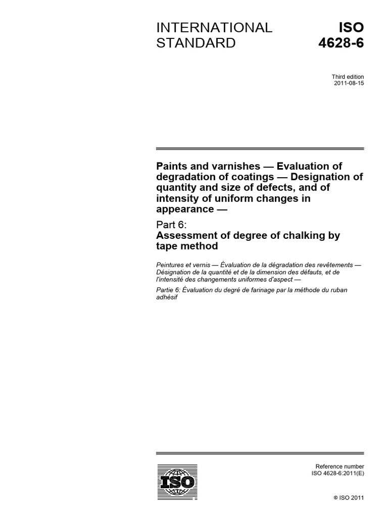 Iso 4628-6-2011 | PDF