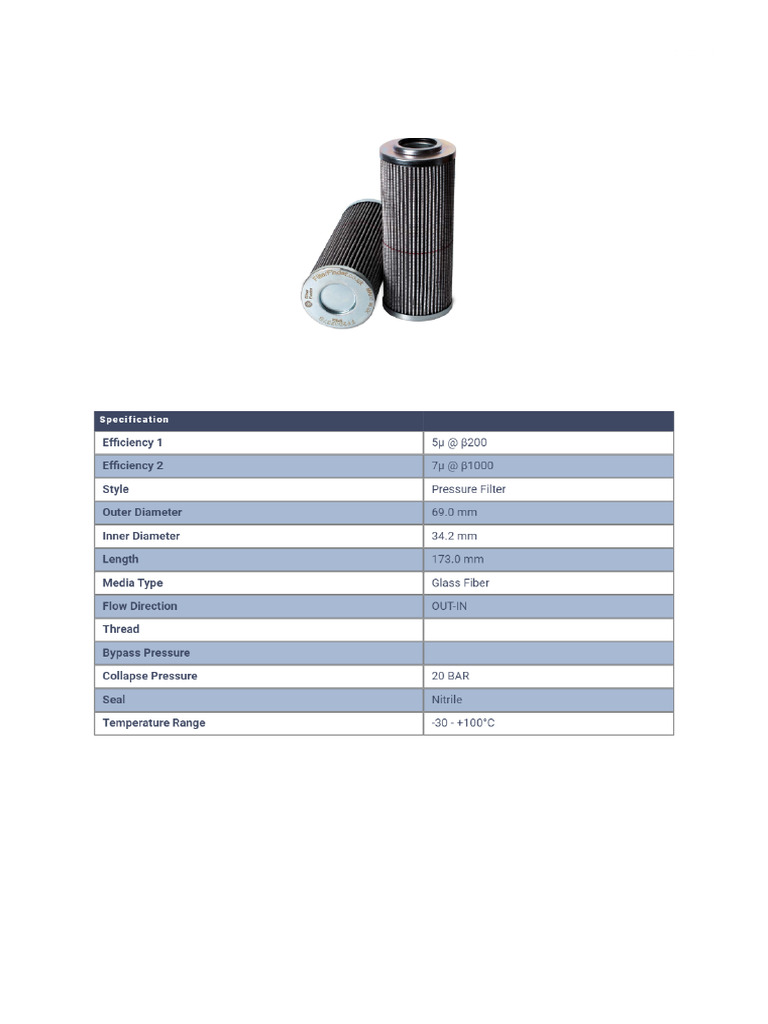 Filter Chinese Hydac | PDF