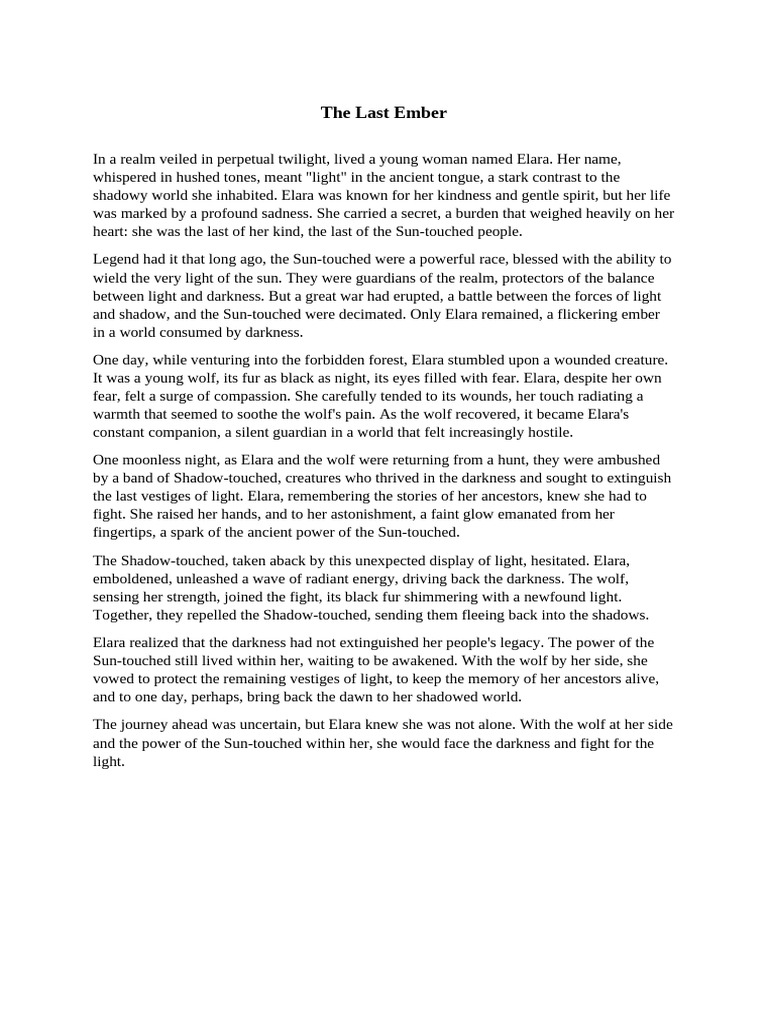 The Last Ember | PDF