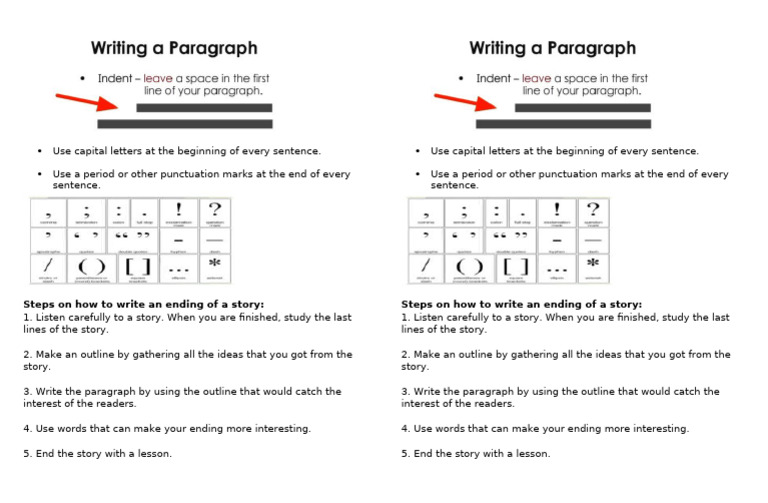 English Writing Paragraph | PDF