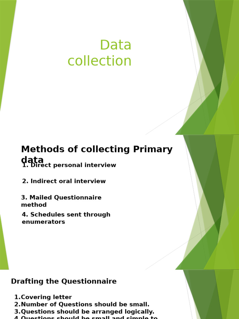 Data Collection | PDF