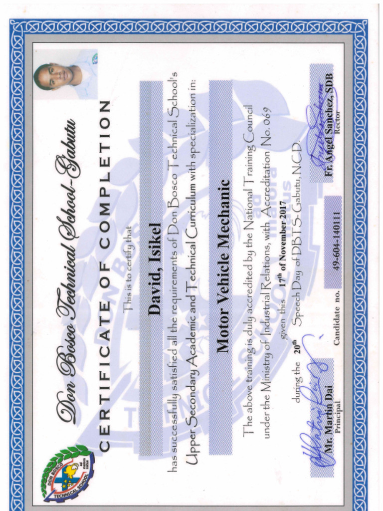 Certificate of Completion 2 | PDF