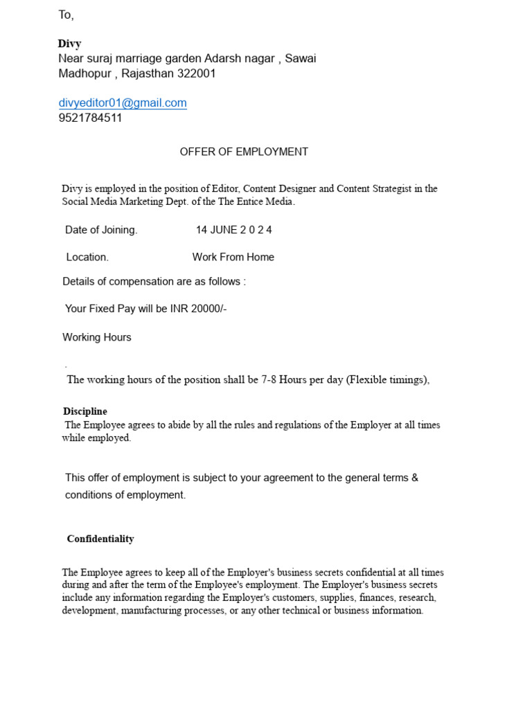 Divy Letter (1) | PDF Divy Letter (1) | PDF