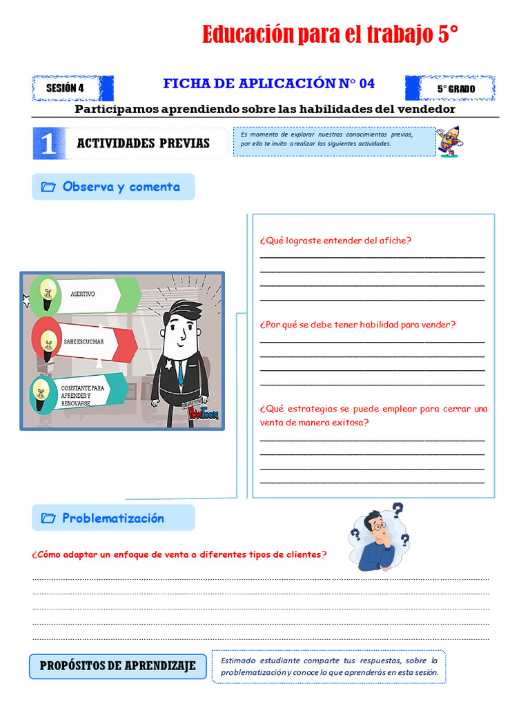 Ficha 4 - Ept-5to | PDF