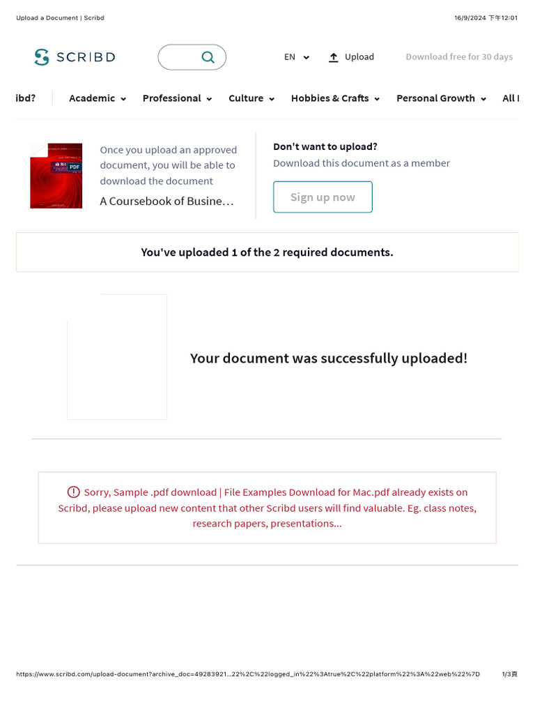 Upload A Document - Scribd | PDF