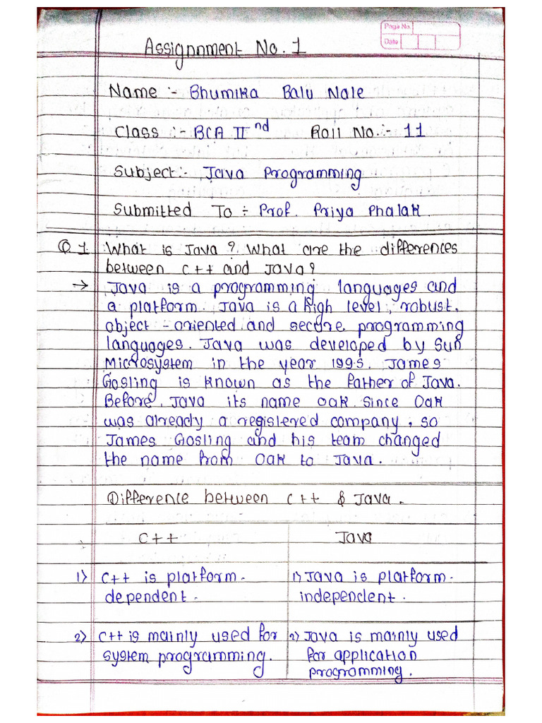 Assignment No. 1 | PDF