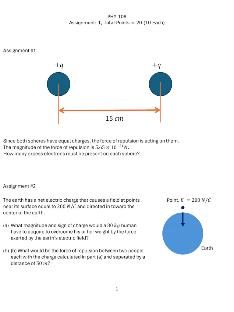 Assignment 1 (1) | PDF