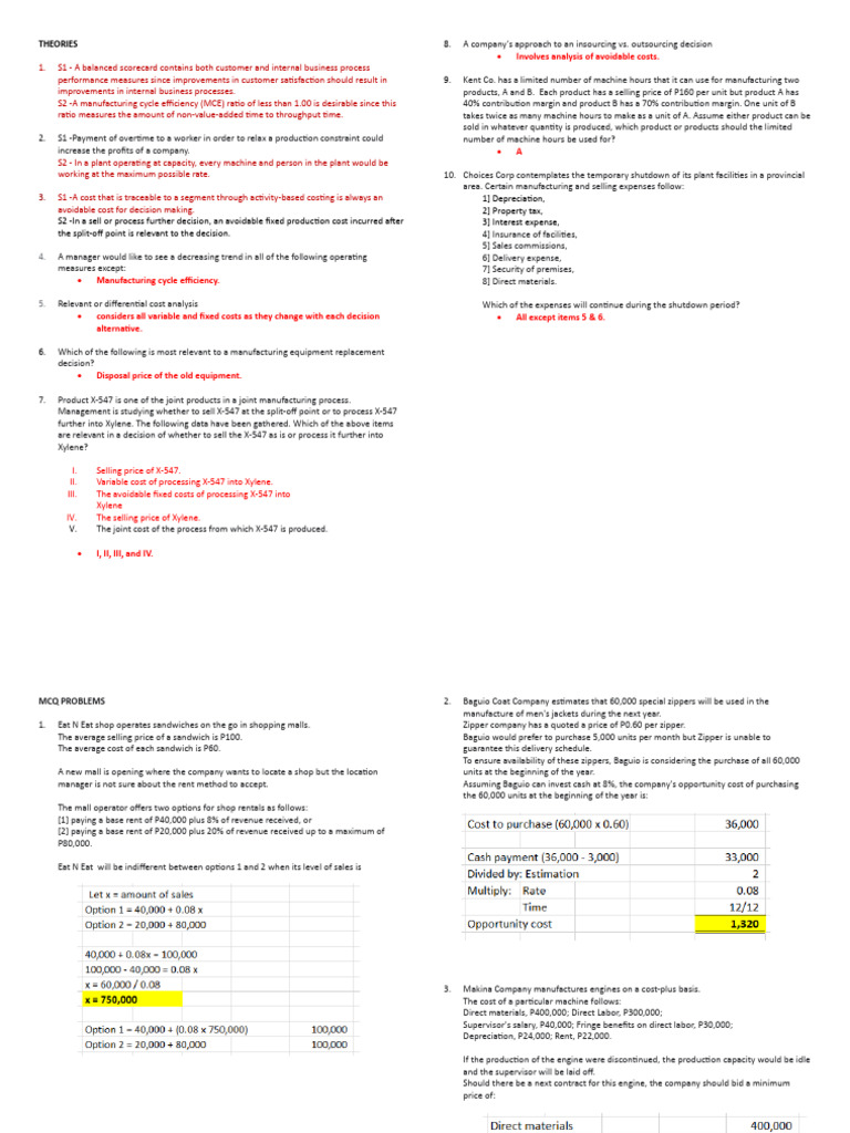 Midterm Exam Reviewer | PDF