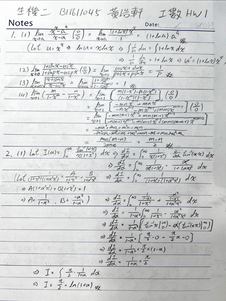 Math HW1 | PDF