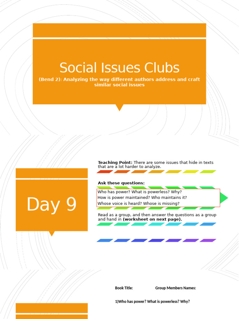 Social Issues-Bend 2 | PDF